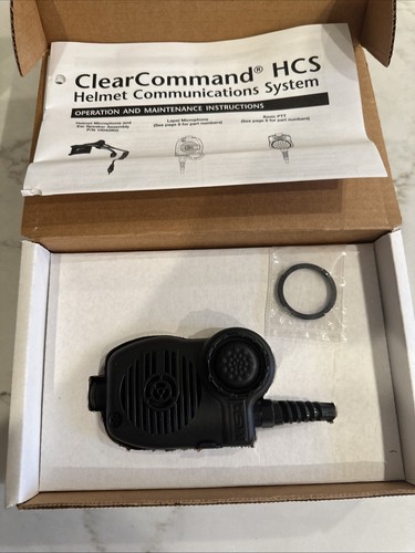 MSA CLEARCOMMAND HCS HELMET COMMUNICATION SYSTEM (LAPEL MICROPHONE ...
