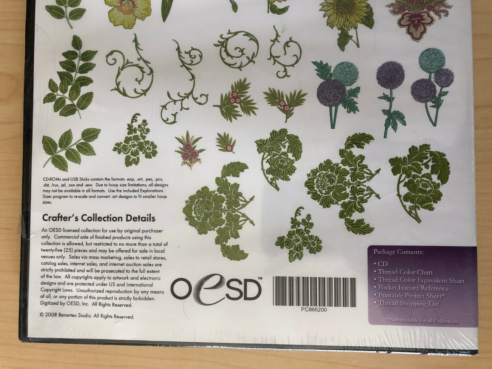 OESD Embroidery Designs #866 Flower Show - Multi-Format CD | eBay