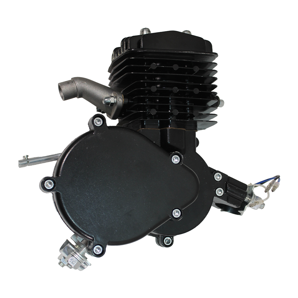 Black 80cc Bike Bicycle Motorized 2 Stroke Petrol Gas Motor Engine Kit ...