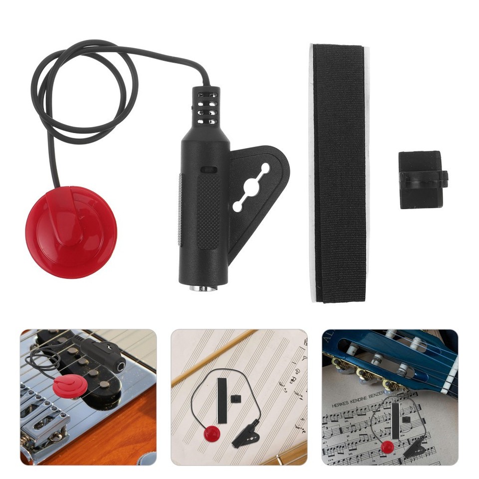 2pcs Banjo Pickup: Piezoelectric Contact Microphone Pickup Piezo ...