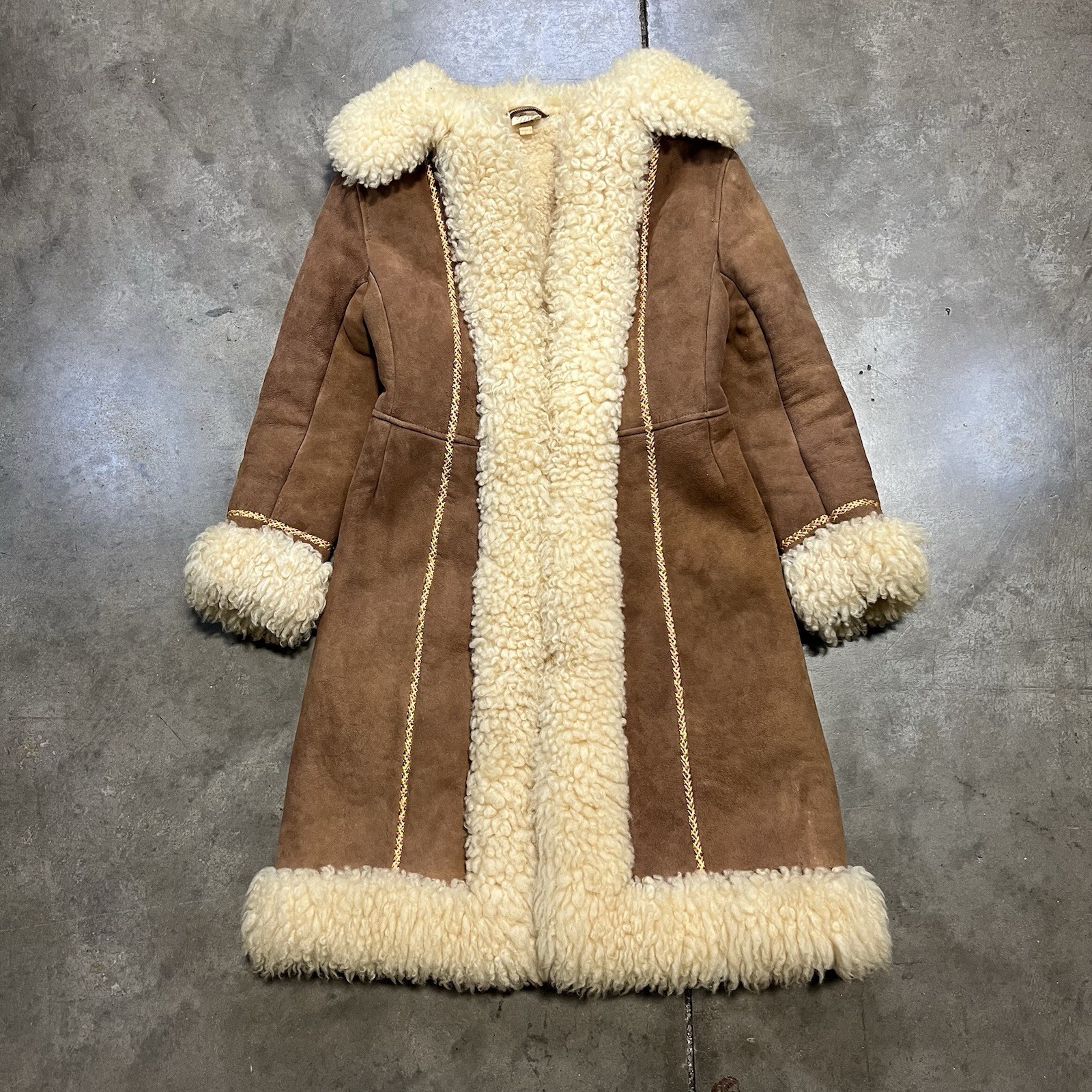 Vintage Penny Lane Jacket Women XS Shearling Sheepski… - Gem