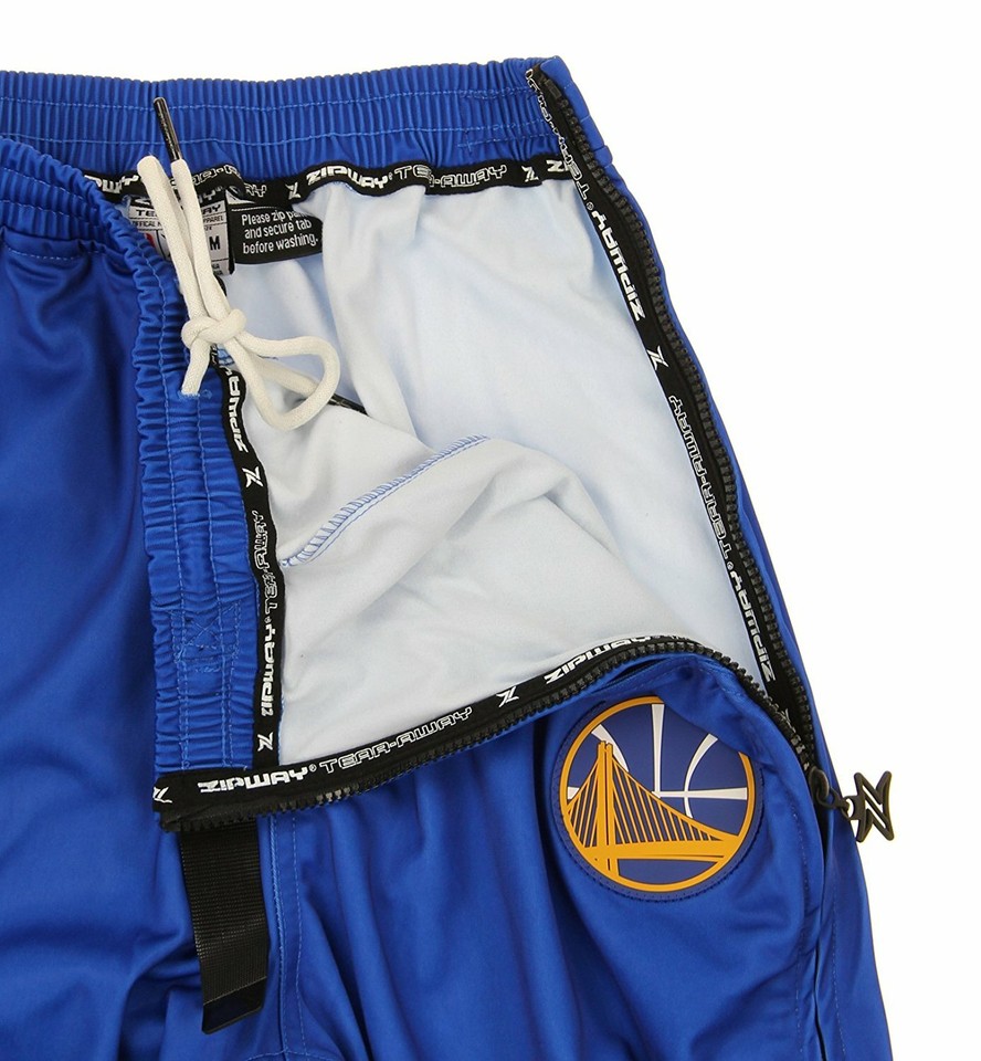 Zipway NBA Men's Golden State Warriors Retro Pop Tear-away Pants | eBay