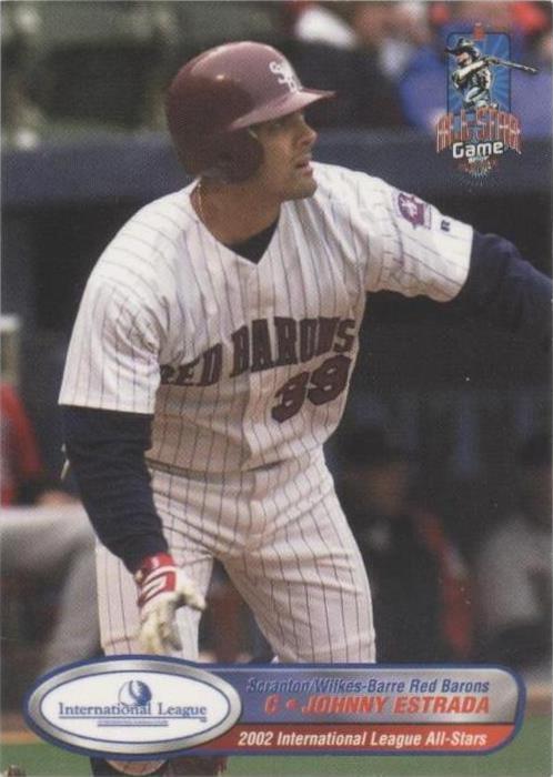2002 Choice International League All-Stars - Johnny Estrada #16 for ...