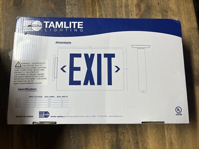 Tamco Tamlite LED Exit Sign Part number EXP3RWEM Brand new | eBay