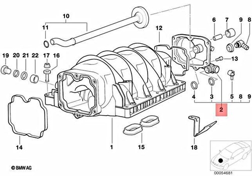Genuine BMW E31 E38 E39 Coupe Engine Crankcase Vent Valve OEM ...