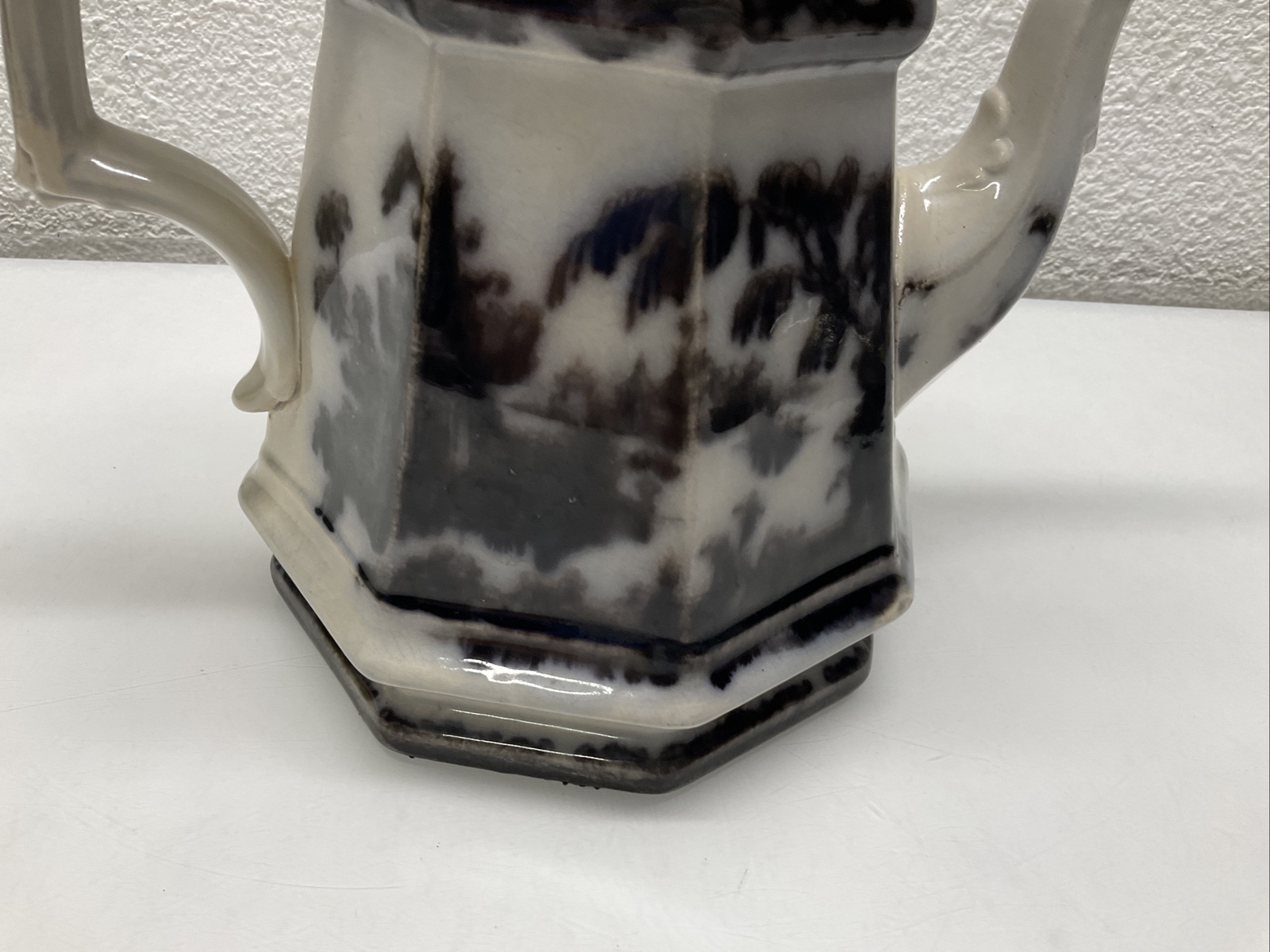 Antique Mulberry Corean by P.Walker teapot circa 1840's 9” Tall Good ...