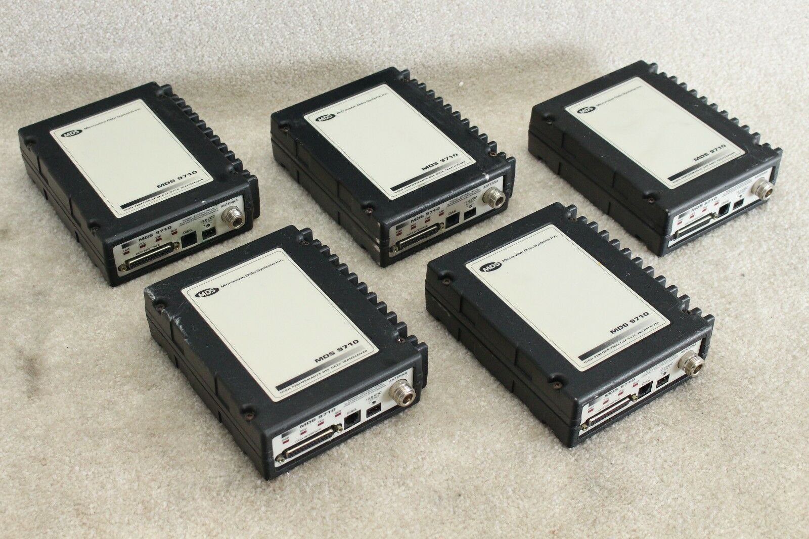 Lot of 5 MDS 9710 900 MHz HL Digital Radio Data Transceiver MDS-9710A ...