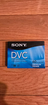 Sony DVC Digital Video Cassette Mini Premium 60 LP:90 DVM60PRL New ...