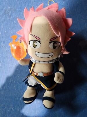 Fairy Tail Natsu Dragneel 8" Hanging Anime Plush 4th Key Art Great ...