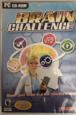 Brain Challenge(PC CD-ROM)RARE VINTAGE COLLECTIBLE-SHIPS N 24 HOURS ...