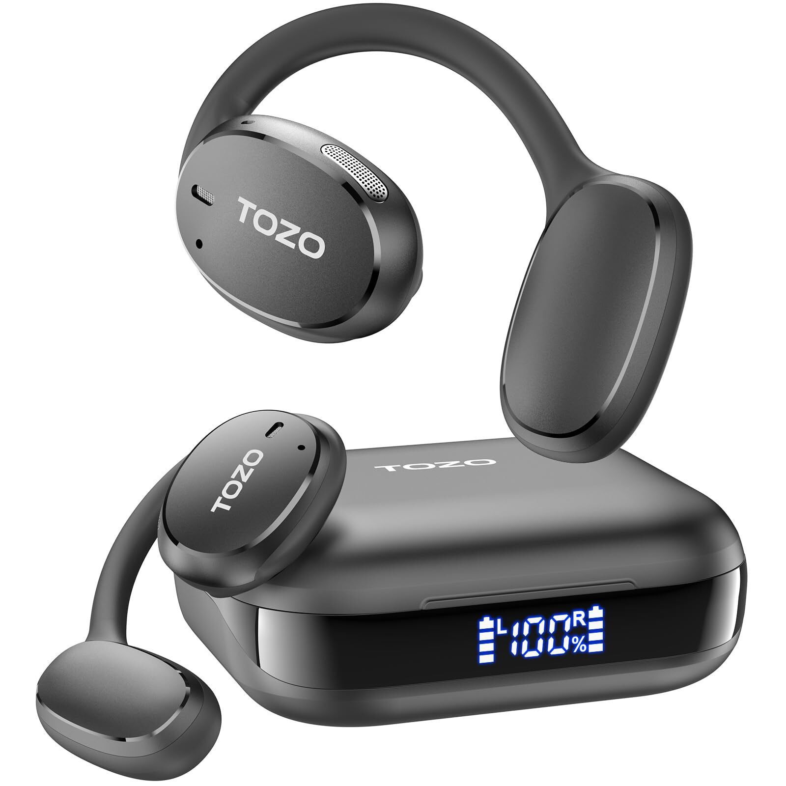 TOZO OpenEgo True Wireless Open Ear Headphone Earhooks Sport Earbuds | eBay