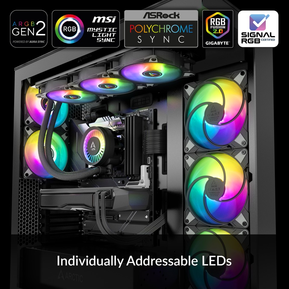 Liquid Freezer III 360 A-RGB black PC Water Cooler AIO Computer Cooling ...