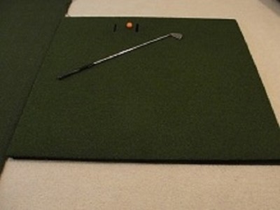 Optishot Ultimate Padded Hitting Mat for Golf Simulator 58 x 58 *real ...