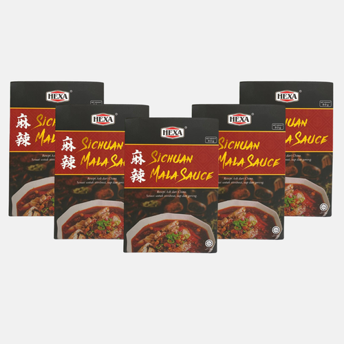 5x HEXA Sichuan Mala Sauce 80gm Halal Paste Marinate Hot Spicy | eBay