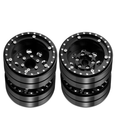 1.9" Dually Beadlock Wheels RC Twin Wheel For SCX10 TRX-4 TRX6 1/10 ...