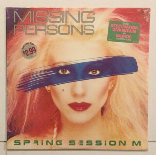SEALED MISSING PERSONS SPRING SESSION M 1982 ORIGINAL 1ST PRESSING HYPE ...