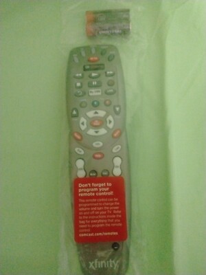 Xfinity Comcast Remote Control silver w/red OK button, user guide and ...