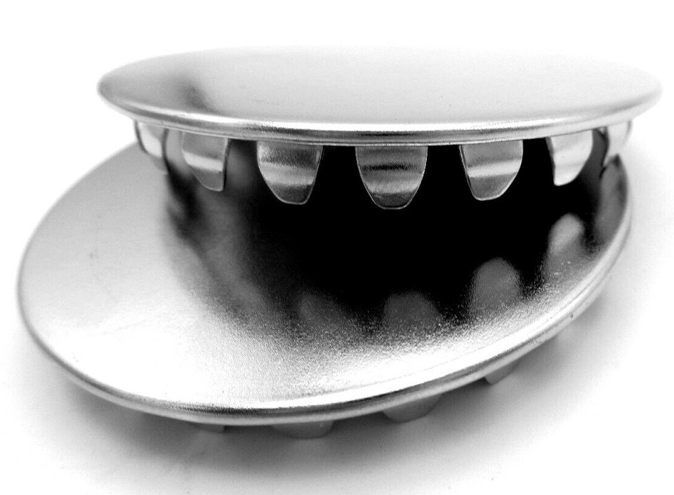 Fits 1.375" Round Hole, Nickel Plated Steel Hole Cap Hole Plug, All ...