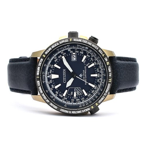 CITIZEN PROMASTER CB0204-14L Sky Series Eco-Drive Radio Solar Titanium ...