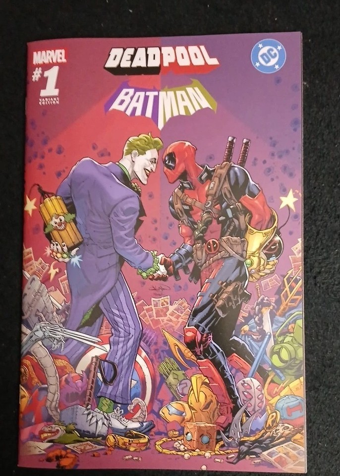 Deadpool Batman #1 Patrick Gleason cover LTD 3k NM Spy vs Spy Homage | eBay