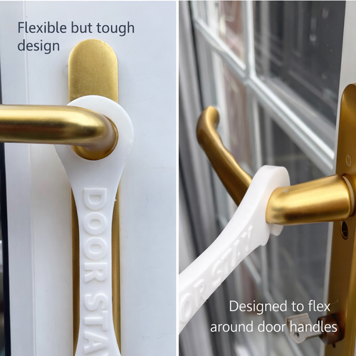 Genuine Door Stay® - French Door Stay - Hold Open Patio Door Holder ...