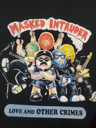 Masked Intruder Tee Love And Other Crimes Men's T-shirt Size Medium | eBay