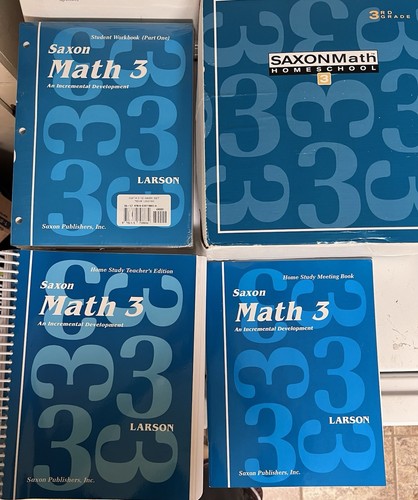 Complete Kit Full Set 1st Ed Saxon Math 3 Homeschool 3rd Grade Teacher ...