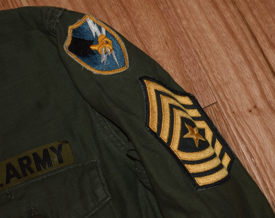 Vintage 1960s MACV 3rd RRU Intelligence Vietnam Army Shirt Uniform ...