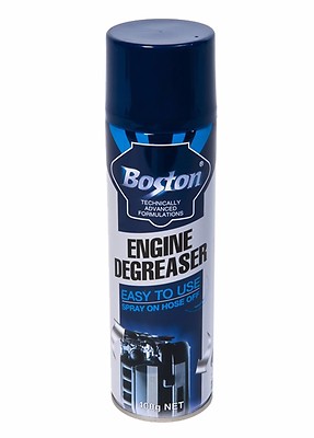 4 x Boston ENGINE DEGREASER 400g Spray Can, Hose Off CFC Free Solvent ...