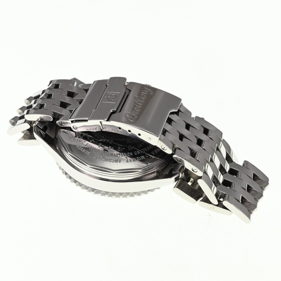 discount BREITLING Navitimer World A24322 Chronograph GMT Men's N ...