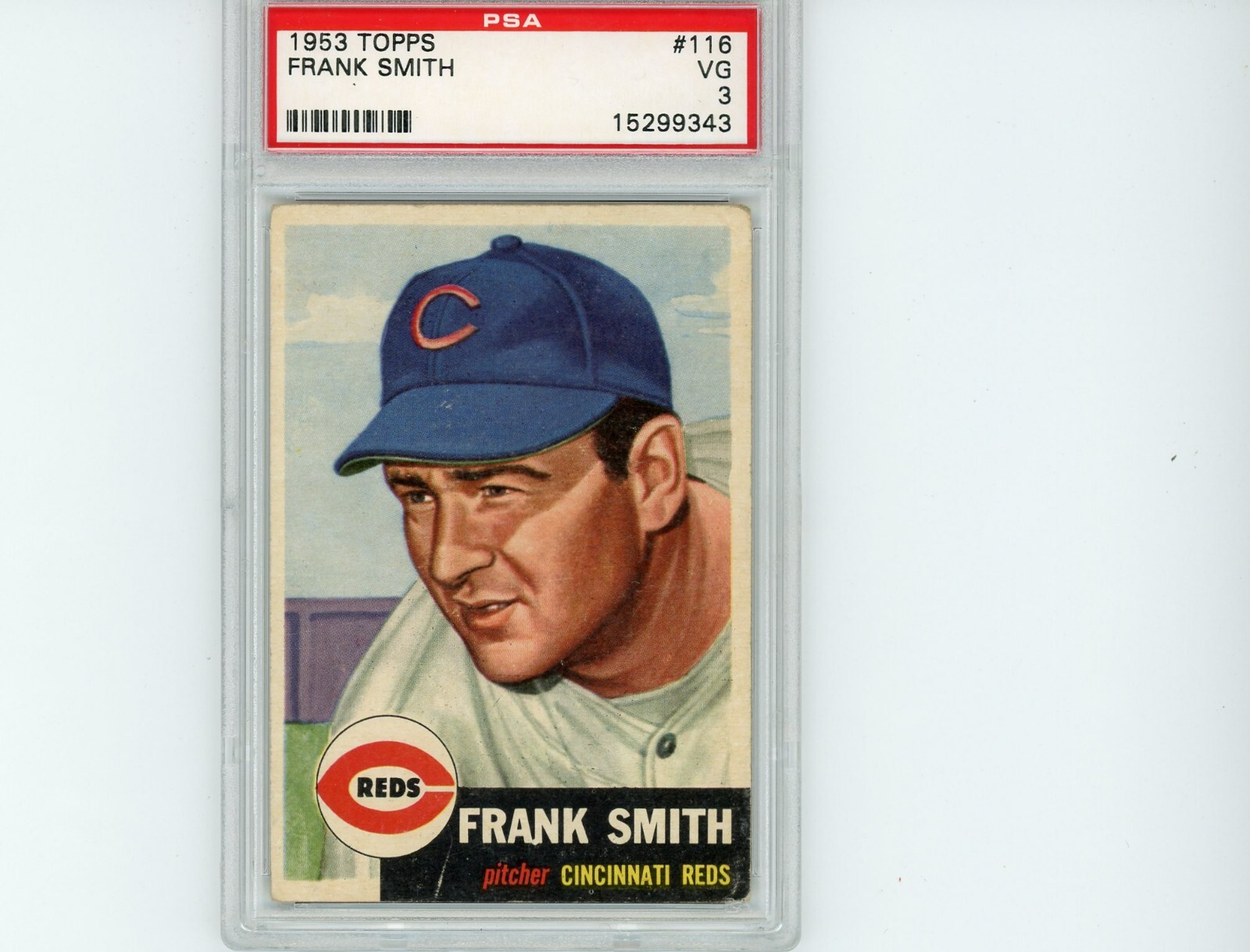 1953 Topps #116 Frank Smith PSA 3 Cincinnati Reds | eBay