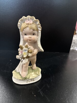 Vintage Lefton Birthday Month June Wedding Bride 4.5” | eBay