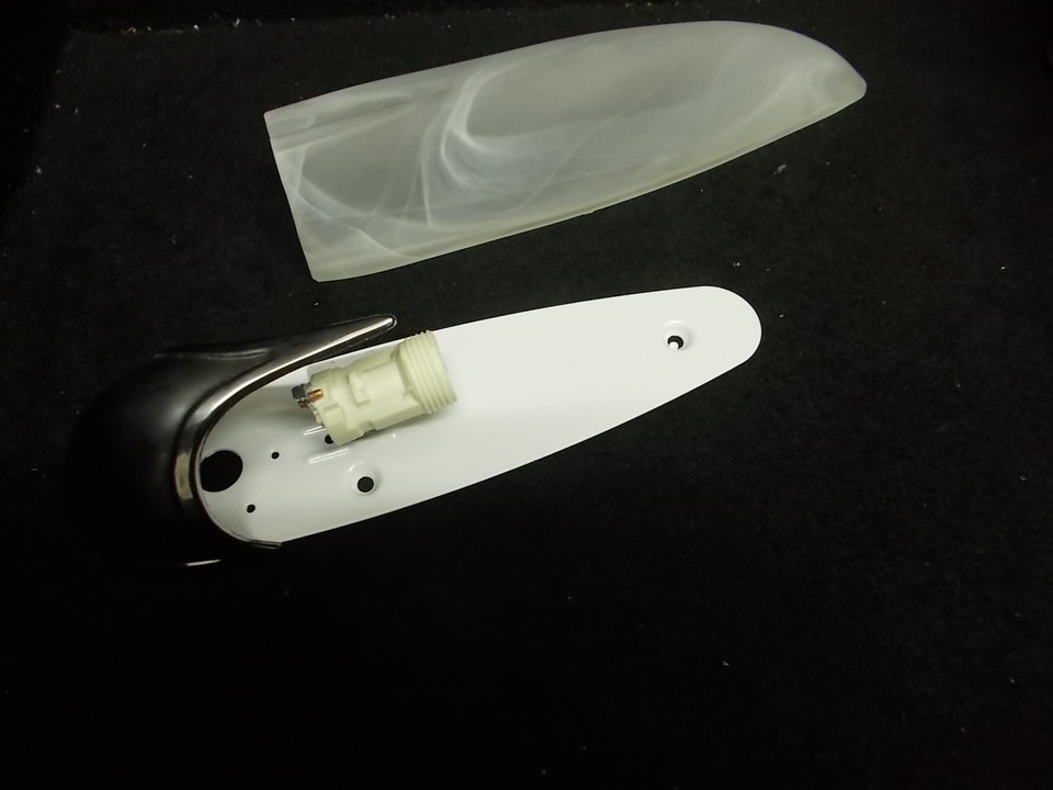 Wall Light, Hufnagel Lights, Chrome, Glass G1249 Alabaster, #K-2-2 | eBay