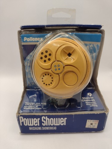 Vintage Pollenex Power Shower Massaging Showerhead PS320L, New ...