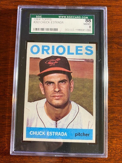 1964 Topps #263 Chuck Estrada. SGC 88 NRMT/MINT | eBay