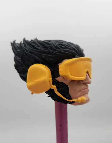Marvel Legends Custom Black Ops Wolverine Head Goggles Down 1/12 Scale ...