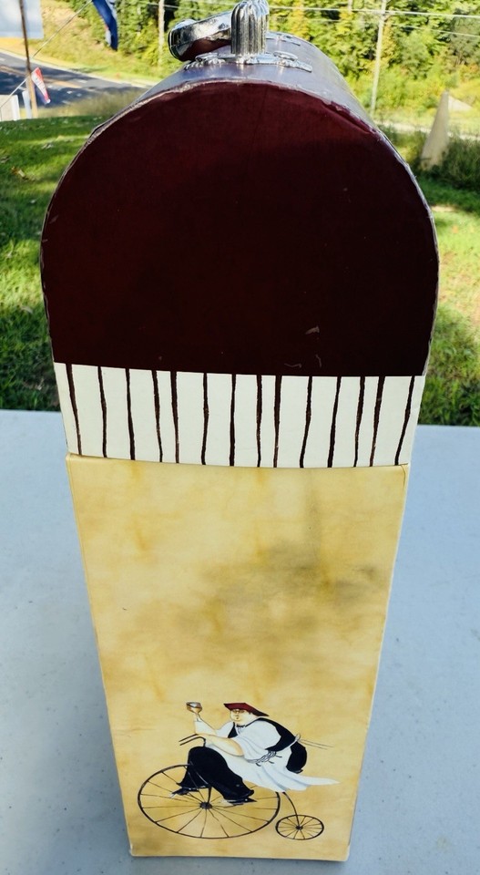 Jennifer Garant Fat Chef On A Bike Wine Box Storage Container 13 ...