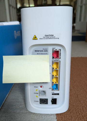 NEW - AT&T Nokia BGW320-505 Broadband Fiber Gateway WiFi Dual Band ...