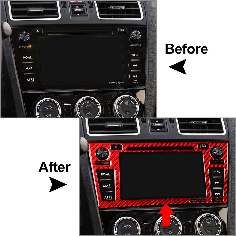 Navigation Screen Panel Cover Trim For Subaru WRX Saloon 2015-2021 ...