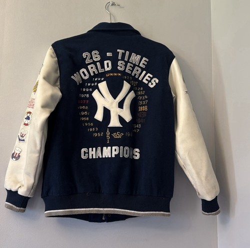 New York Yankees 26-Time World Series Champions Varsity Bomber Jacket ...