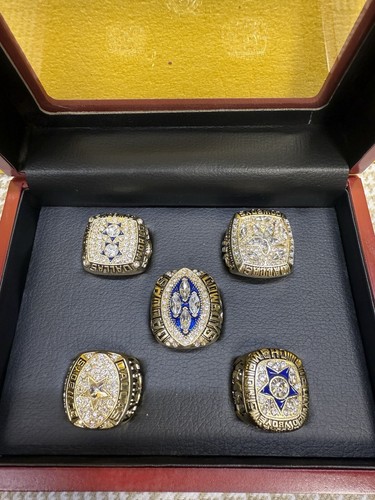 Dallas Cowboys Super Bowl 5 Ring Set with Display Box | eBay
