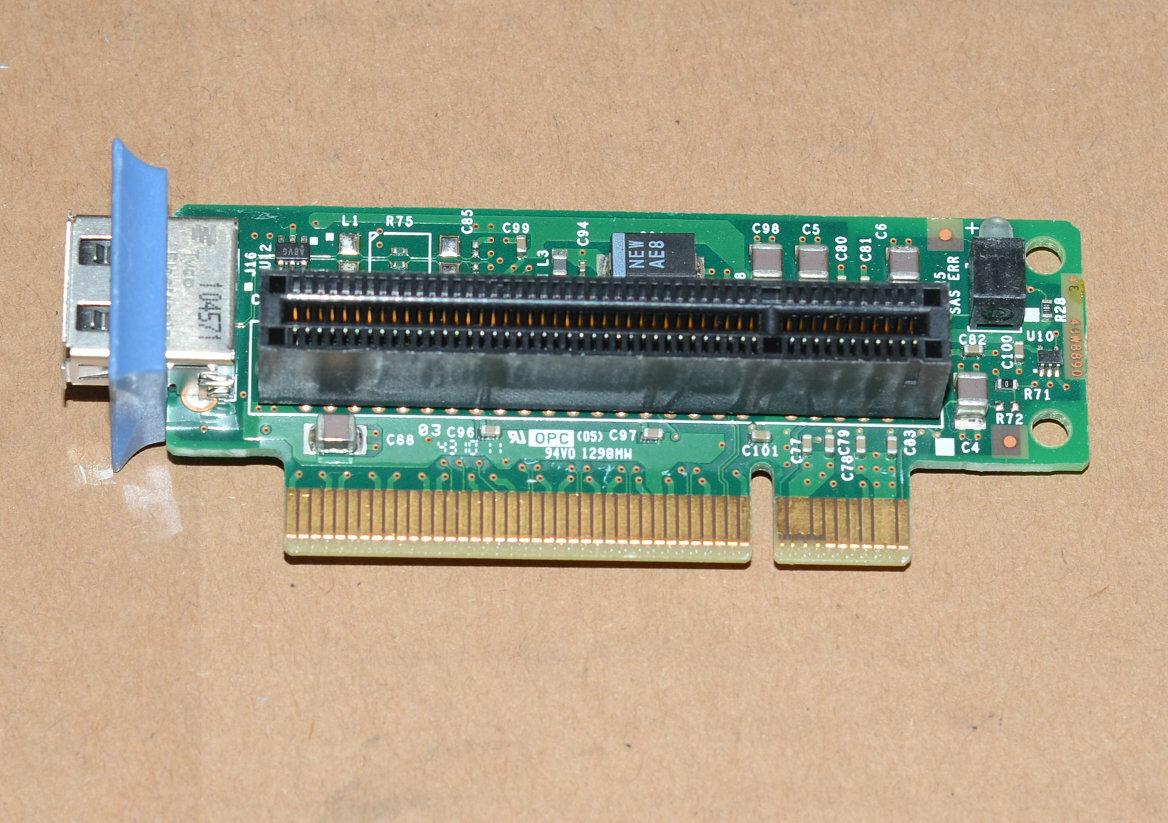 IBM 43V7067 X3550/x3650 M2/m3 SAS Riser Card ZJ for sale online | eBay