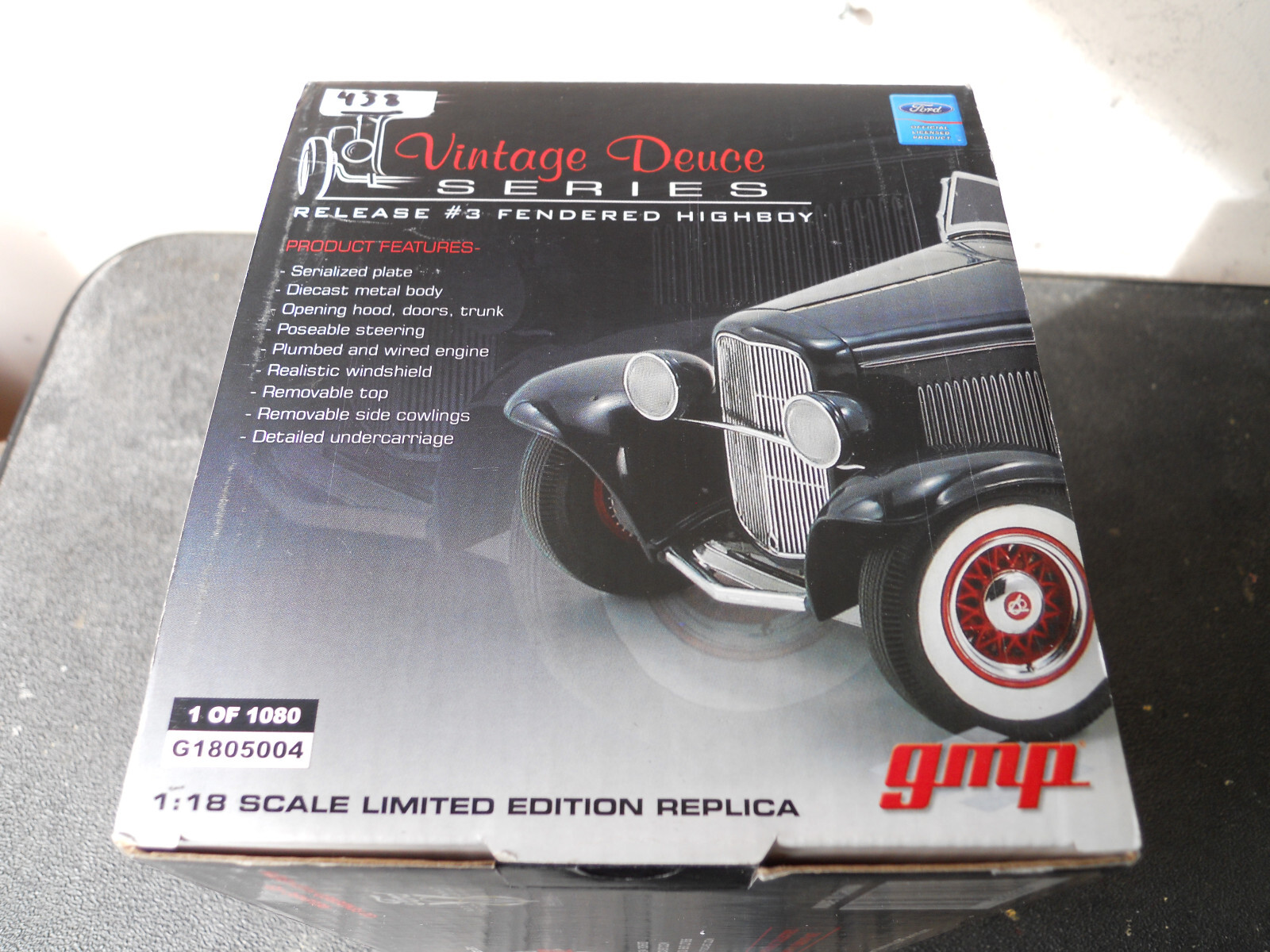 1932 Ford Highboy Deuce Coupe in custom Regal Blue Diecast Model Scale ...