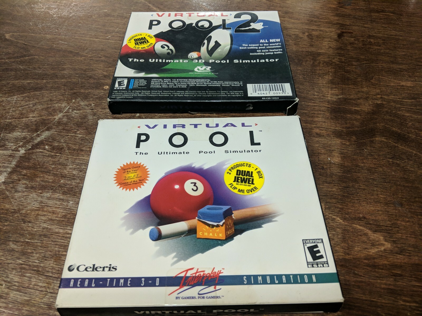 Virtual Pool 1 + Virtual Pool 2 (PC, 1997) RARE VINTAGE Windows 95 | eBay