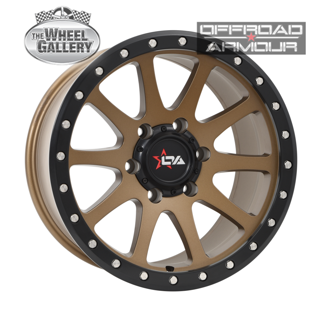 Offroad Armour Trench 17x9 5/150 ET+0 Satin Black Set of Alloy Wheels ...