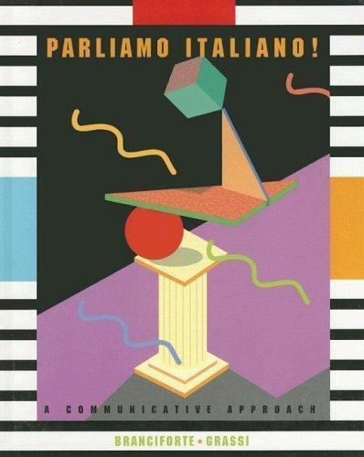 Parliamo Italiano by Anna Grassi and Suzanne Branciforte (1998 ...