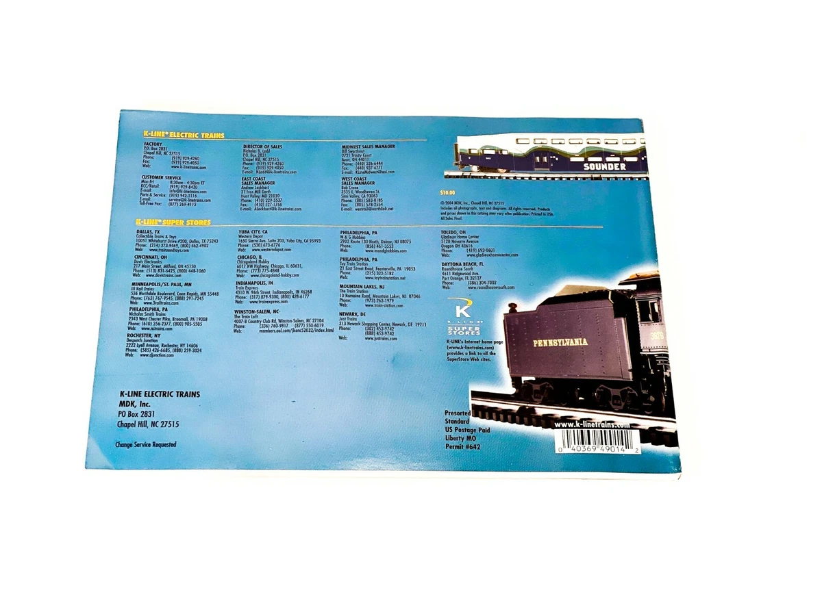 K Line Trains Catalog Of Edition