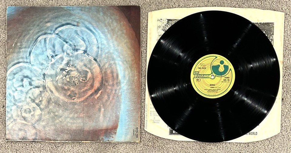 Pink Floyd Meddle UK 1971 First Press Gatefold Cover 1 U/ 1 U Runout LP ...