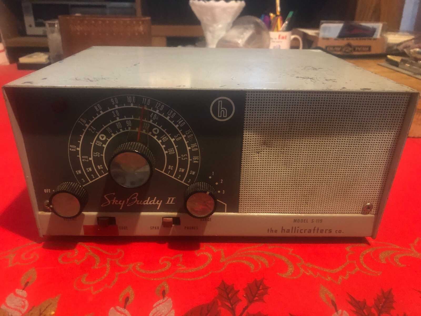 Hallicrafters Sky Buddy Vintage S-119 Radio Receiver - untested | eBay