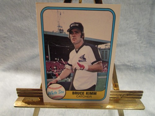 Bruce Kimm, Catcher, Chicago White Sox, 1980 Baseball Fleer, #355 | eBay